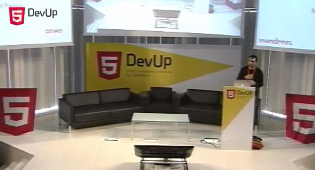 Miguel Ángel Pastor presenta Mandreel: cross compiling con Javascript #DevUp12 - Agora News